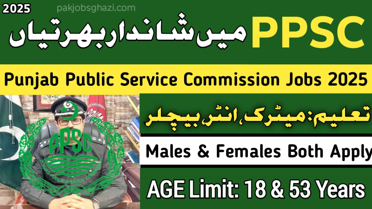 PPSC Latest Jobs